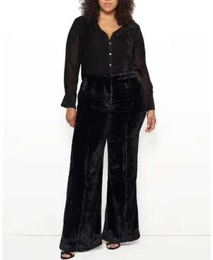 AS By DF Savannah Velvet Burnout Blouse