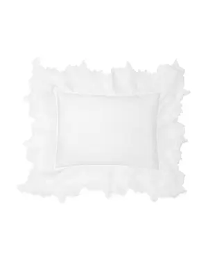 PRATESI Donnafugata Boudoir Sham - White/white