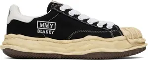 Mihara Yasuhiro Maison MIHARA YASUHIRO Blakey OG Dyed Sole Low-Top Sneakers - Black