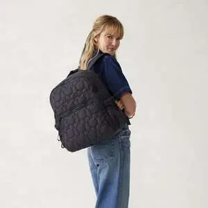 VERA BRADLEY Disney Bancroft Quilted Backpack - Black
