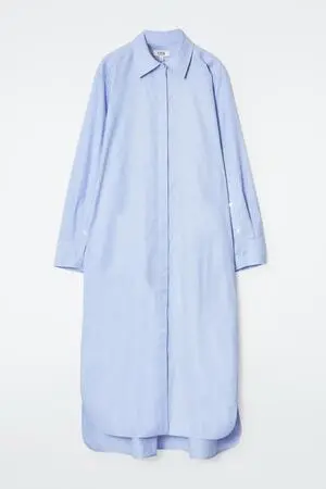 cos asymmetric deconstructed shirt dress Cos Asymmetric Deconstructed Shirt Dress In Light Blue - 60% Off