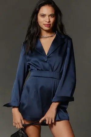 MARE MARE V-neck Blazer Romper Jacket