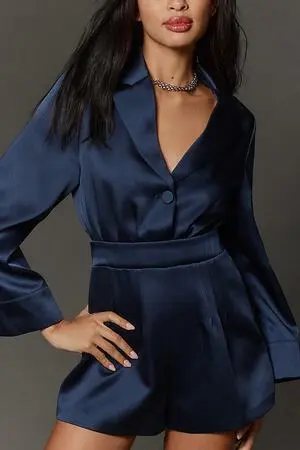 MARE MARE V-neck Blazer Romper Jacket