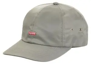 Supreme Enamel Small Box 6 Panel Cap - Grey