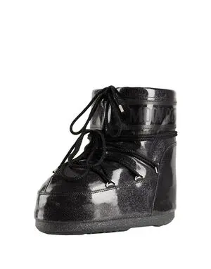Moon Boot Mb Icon Low Glitter Ankle Boots - Black