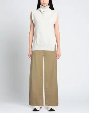 Dsquared2 Cotton And Polyamide High Waisted Wide Leg Pants