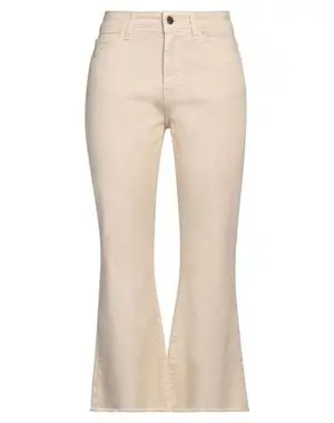MARCONI Cotton Elastane Flared Cropped Pants