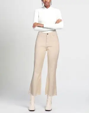 MARCONI Cotton Elastane Flared Cropped Pants