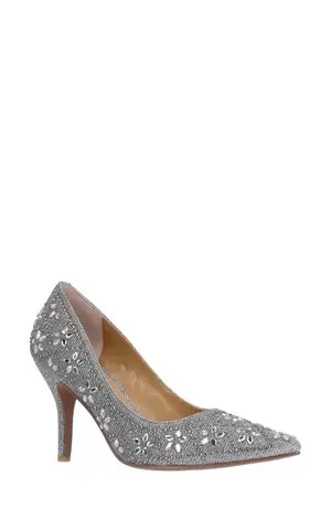 J. Reneé Barlow Pointed Toe Pump - Pewter