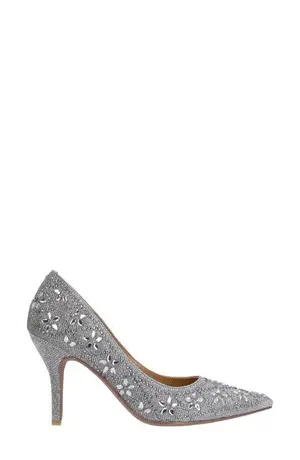 J. Reneé Barlow Pointed Toe Pump - Pewter