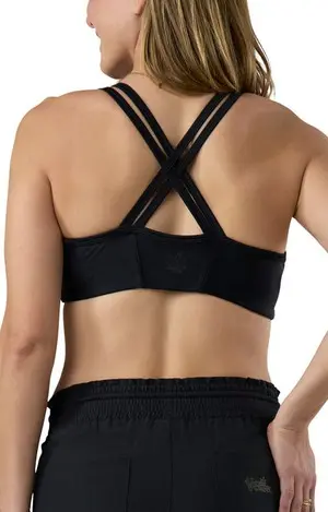 UV SKINZ Crisscross Swim Bra - Black