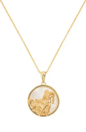 FREYA ROSE Zodiac Necklace - Aquarius