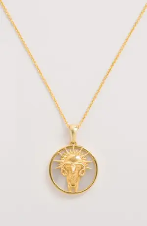 FREYA ROSE Zodiac Necklace - Aries