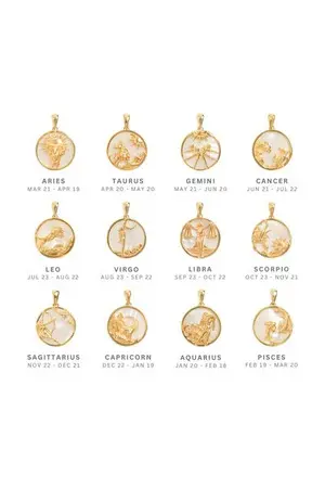 FREYA ROSE Zodiac Necklace - Aries