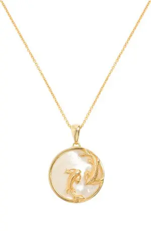 FREYA ROSE Zodiac Necklace - Pisces