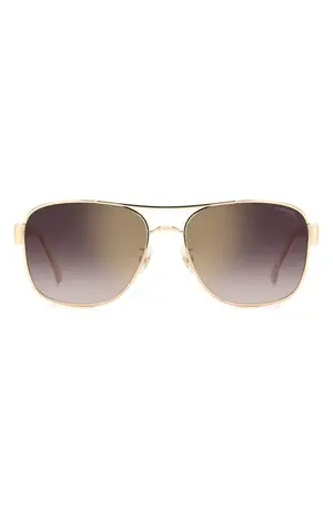 Carrera Eyewear 58mm Gradient Aviator Sunglasses