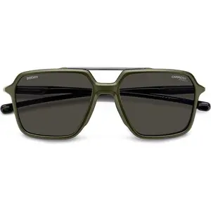 Carrera Eyewear X Ducati Rectangle Sunglasses - Military Green/ Grey