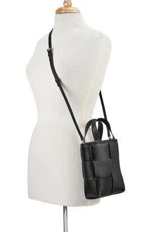 Gigi New York Chloe Mini Shopper - Black