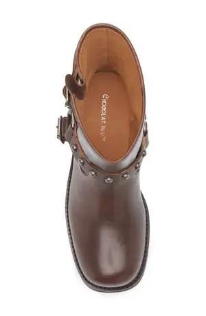 CHOCOLAT BLU Joss Leather Booties - Brown Leather