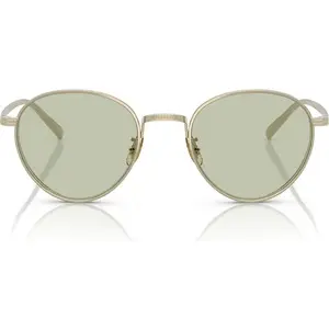 Oliver Spencer 49mm Phantos Sunglasses - Green Grad