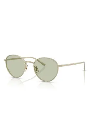 Oliver Spencer 49mm Phantos Sunglasses - Green Grad