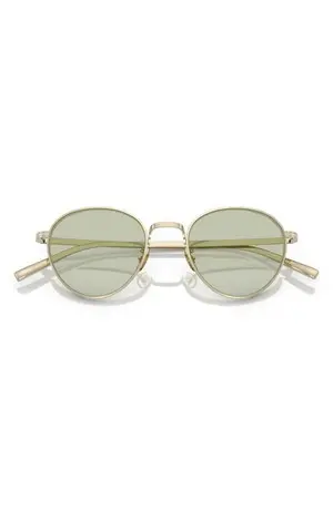 Oliver Spencer 49mm Phantos Sunglasses - Green Grad