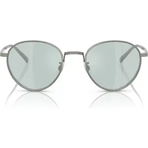 Oliver Spencer Oliver Peoples 49mm Phantos Sunglasses Pewter