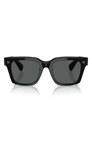 Oliver Spencer 52mm Pillow Sunglasses - Black