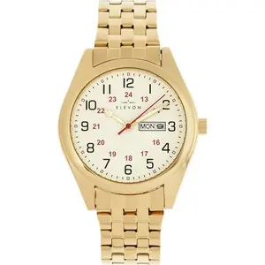 ELEVON Elevon Gann Bracelet Watch With Day/Date Gold/white