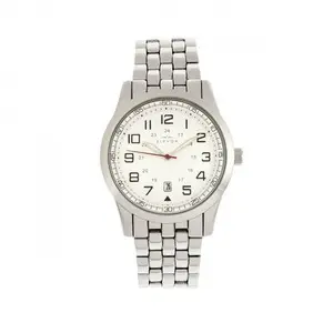 ELEVON Garrison Bracelet Watch With Date - Silver/white