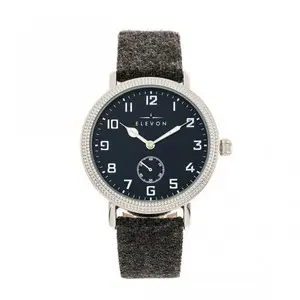 ELEVON Northrop Leather-band Watch - Charcoal/navy