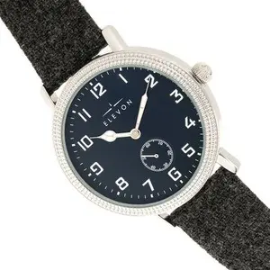 ELEVON Northrop Leather-band Watch - Charcoal/navy