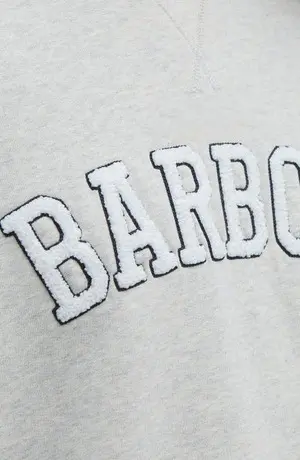 Barbour Silverdale Bouclé Logo Sweatshirt