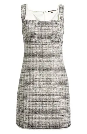 Kobi Halperin Metallic Tweed Mini Dress