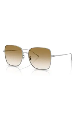 Oliver Spencer 55mm Pillow Sunglasses - Silver