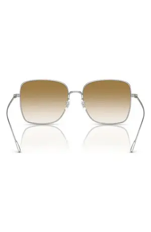 Oliver Spencer 55mm Pillow Sunglasses - Silver