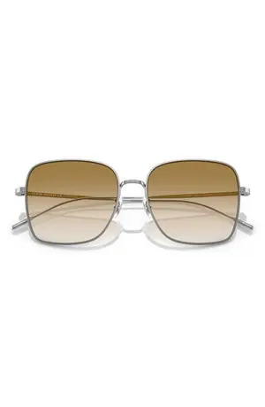 Oliver Spencer 55mm Pillow Sunglasses - Silver