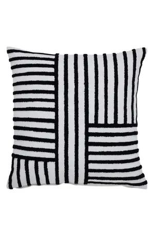 RENWIL Stilo Stripe Accent Pillow - White