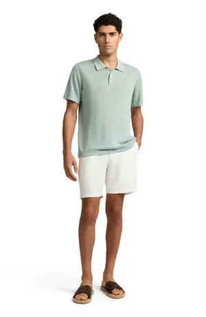 Onia Linen Sweater Polo