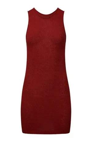 Onia Linen Knit Mini Dress