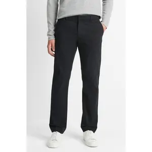 Vince Dylan Peached Stretch Cotton Chinos - Black