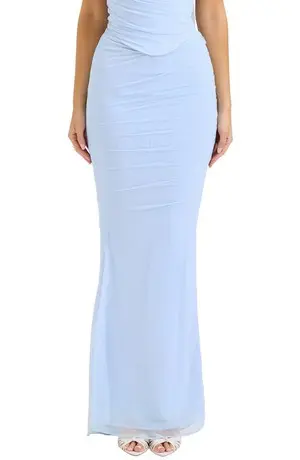Ruched Maxi Skirts