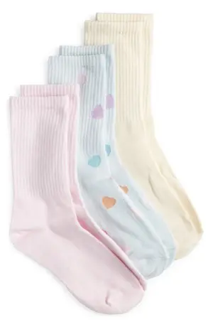 SKIMS SKIMS 3-Pack Sports Socks Butter Multi