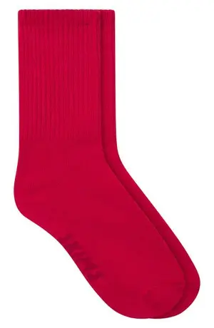 SKIMS 3-pack Sports Socks - Candy Cane Multi
