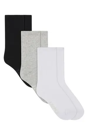 SKIMS 3-pack Sports Socks - Core Multi
