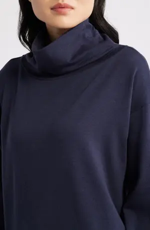Eileen Fisher Cowl Neck Knit Top