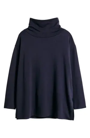 Eileen Fisher Cowl Neck Knit Top