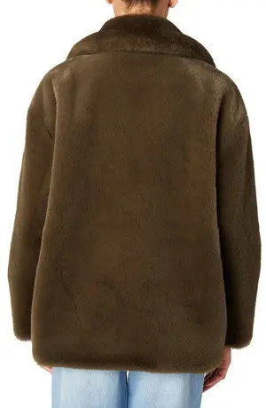 Blanknyc Faux Fur Overcoat