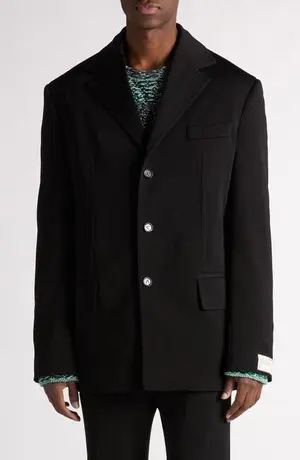 Bottega Veneta Fluid Matte Jersey Jacket