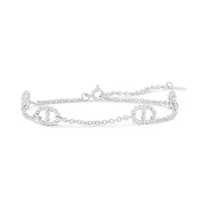 DONATELLO GIAN Name Anchor Bracelet - Silver